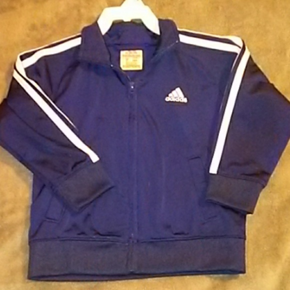 adidas | Shirts & Tops | Navy Blue Adidas Track Coat | Poshmark